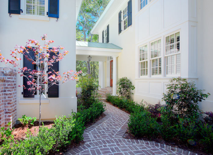 Rear Entry - Traditional - Exterior - Charleston - by WaterMark Coastal ...