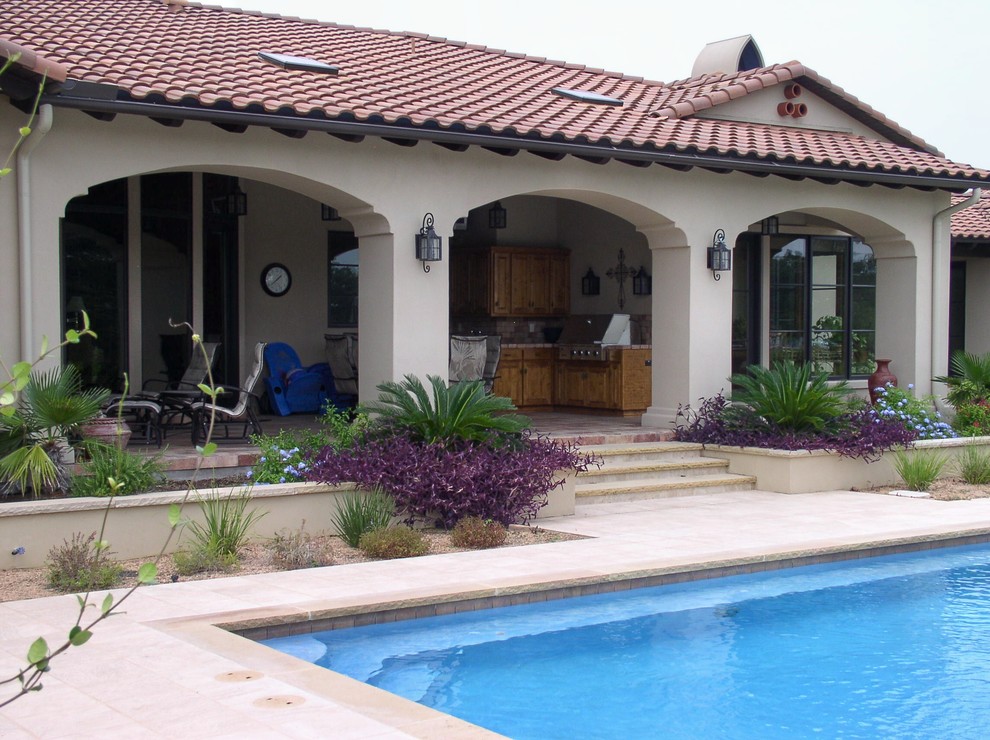 Rear Terrace - Mediterranean - Exterior - Austin - by Rick O'Donnell ...