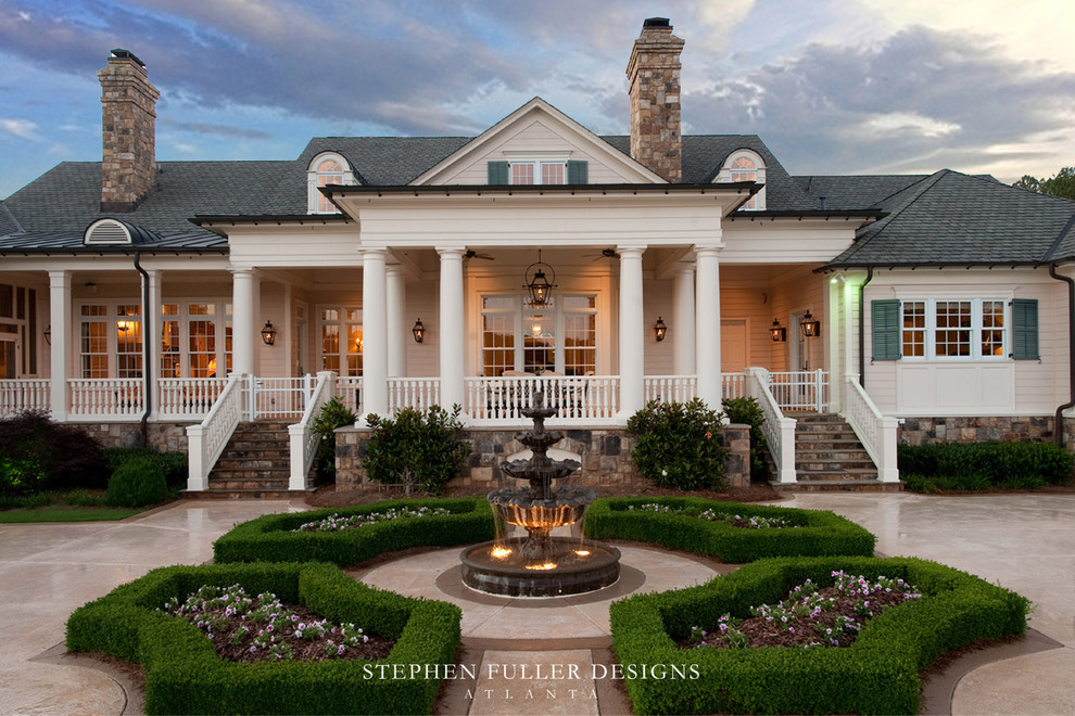 Rear Terrace - Traditional - Exterior - Atlanta - by Stephen Fuller ...
