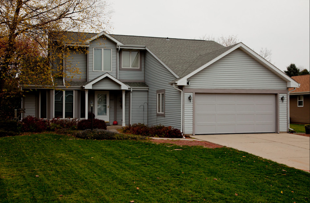 Recessed Ranch Panel Gallery - Transitional - Exterior - Detroit - by ...