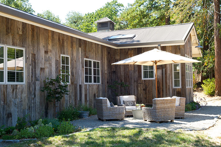 Reclaimed Barn wood as siding - Craftsman - Exterior - San Francisco ...