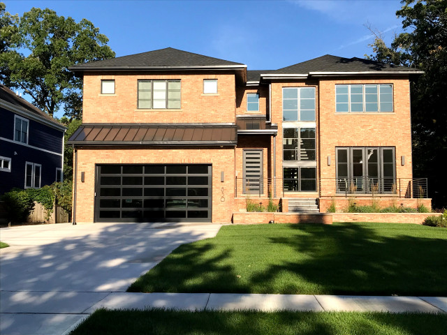 Reclaimed Brick Residence - River Forest - Contemporary - House ...