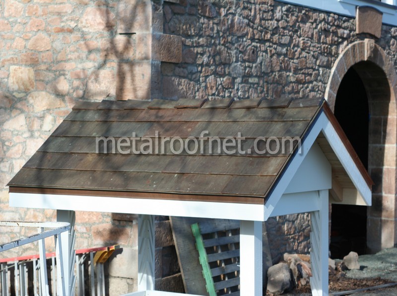 Reclaimed Copper Shingles, Varozza Winery in St. Helena, CA ...