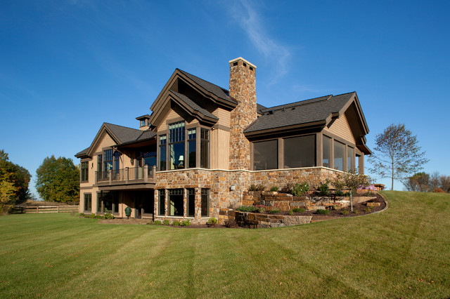 Red Fox Ranch - Montagne - Façade - Minneapolis - par Peter Eskuche ...