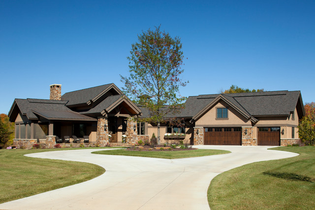 Red Fox Ranch - Rustic - Exterior - Minneapolis - by Peter Eskuche, AIA ...