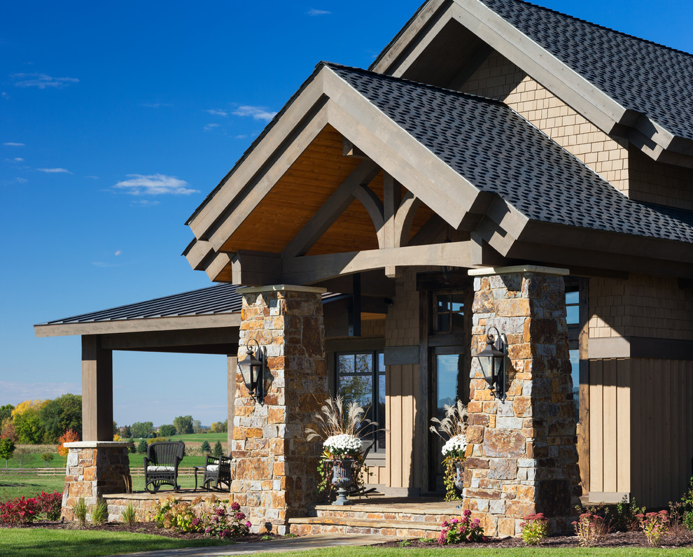 Red Fox Ranch - Rustic - Exterior - Minneapolis - by Peter Eskuche, AIA ...