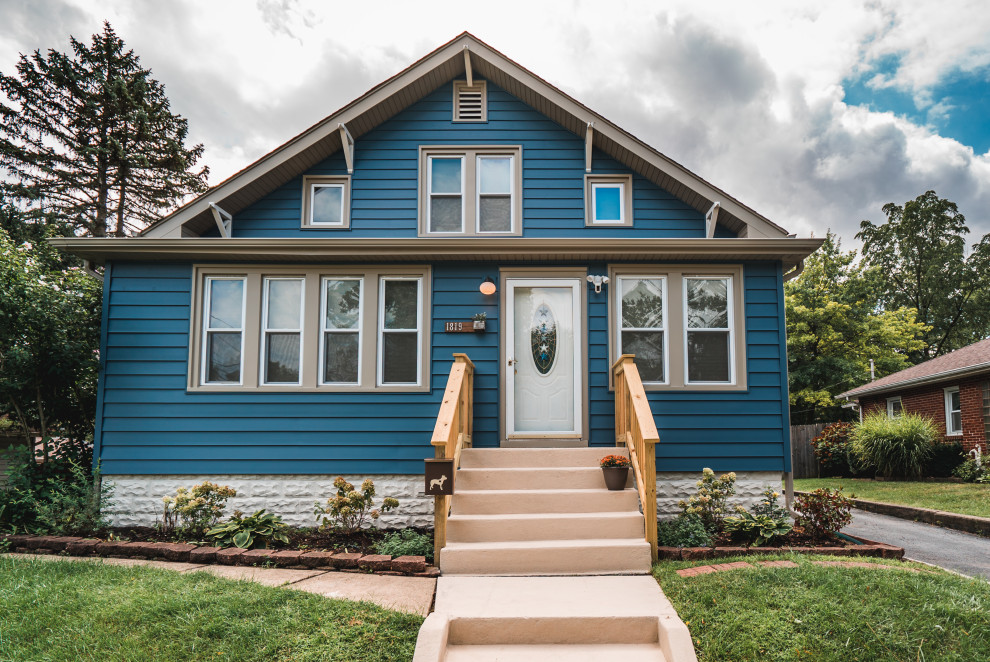 Regatta Blue Home - Traditional - Exterior - Chicago - by Lang Home ...