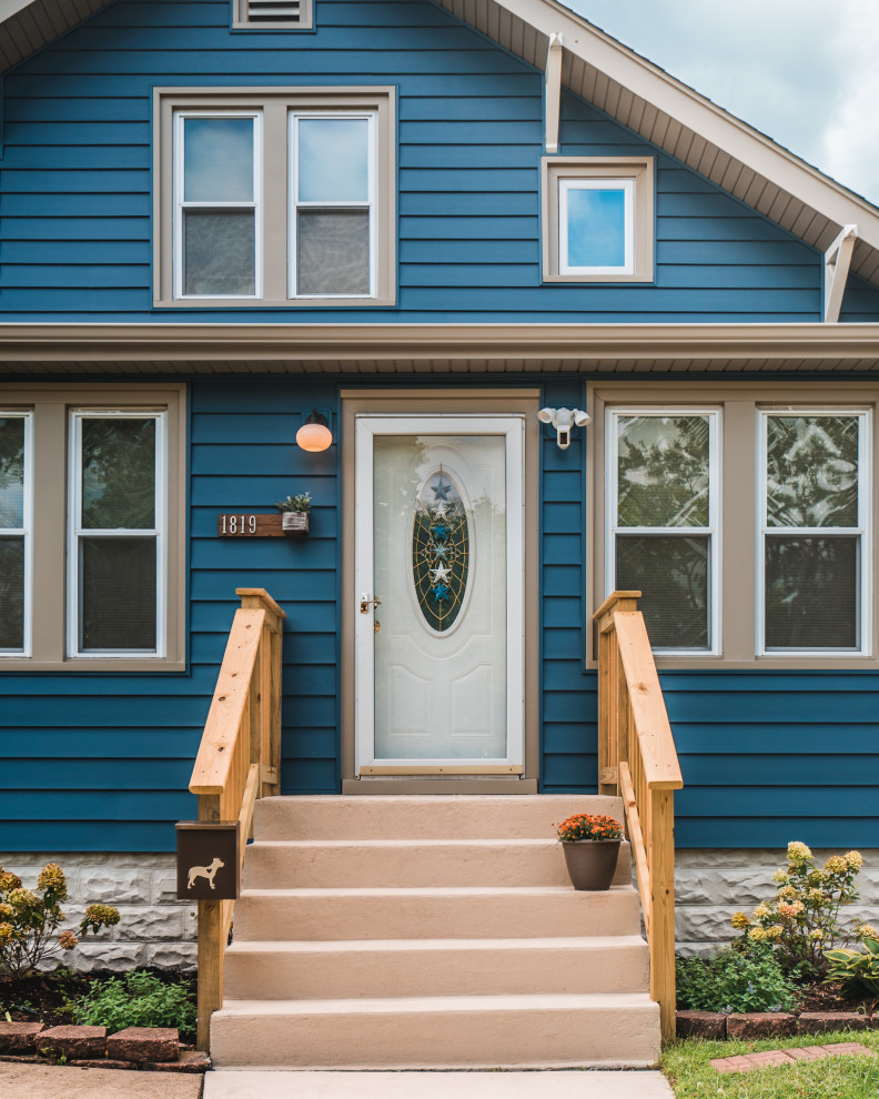 Regatta Blue Home - Traditional - Exterior - Chicago - by Lang Home ...