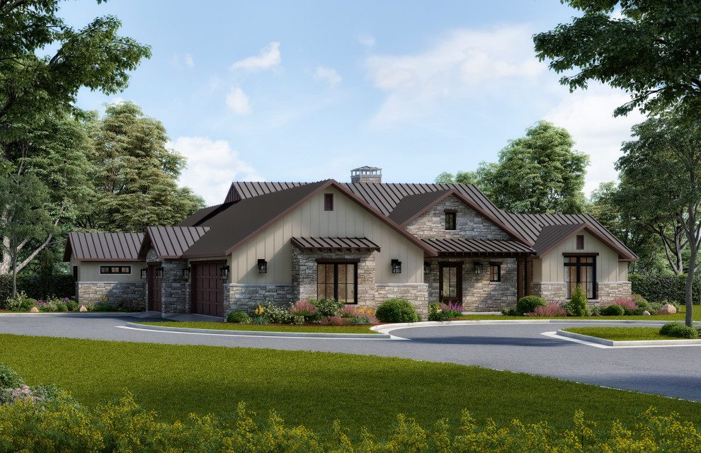 Renderings - Farmhouse - Exterior - Dallas - by RESIDENTIAL DESIGN ...
