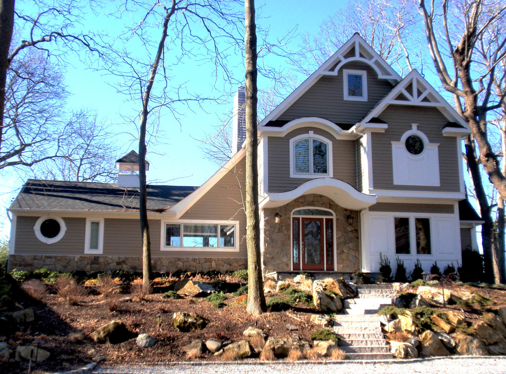Renovation in Eaton's Neck, NY - Traditional - Exterior - New York - by ...