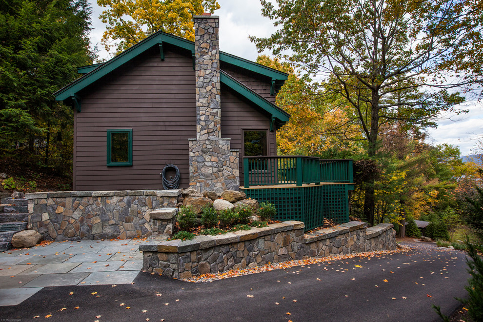 Renovation of 50's Ranch-Style Home - Rustic - Exterior - Boston - by ...