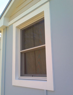 Replacement window with custom trim - Traditional - Exterior - Boston ...