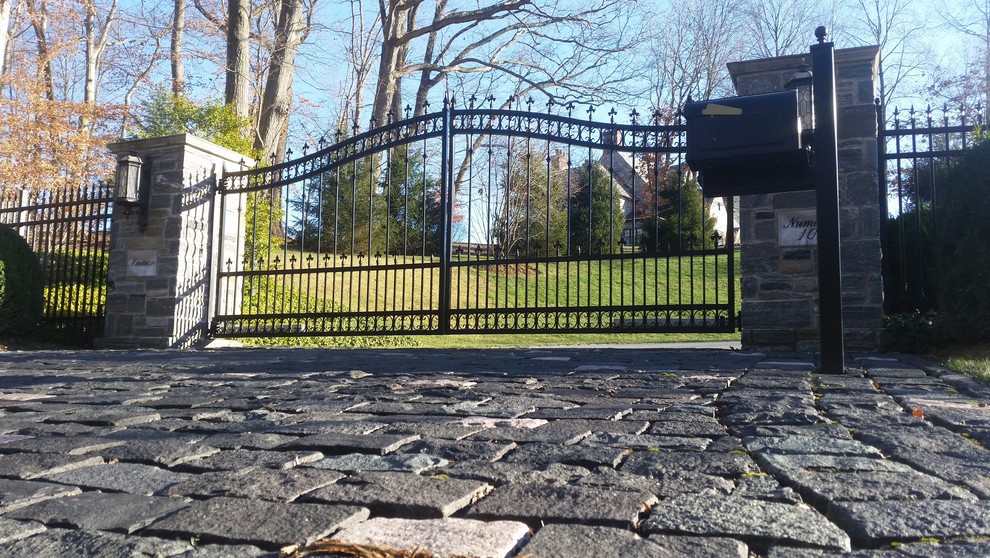 Residential custom iron gate - Traditional - Exterior - Philadelphia ...