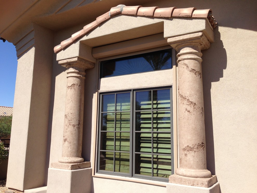Residential Motorized Rolling Security Shutters - Modern - Exterior ...