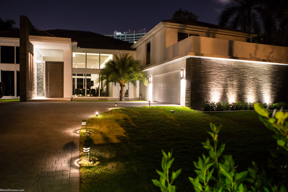 Residential Project in Golden Beach, FL - Contemporary - Exterior ...