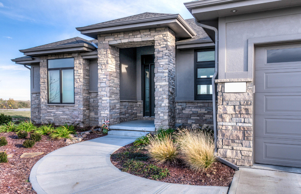 Residential Stone Exteriors - Transitional - Exterior - Omaha - by ...