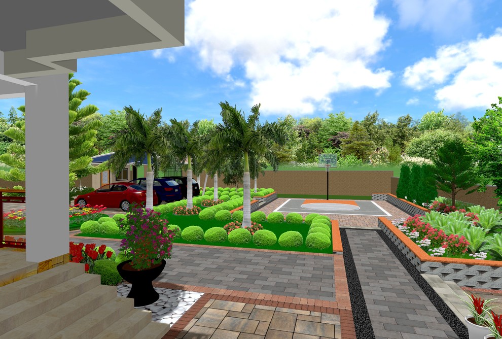Residetial House Landscaping & Garden Design - Modern - Exterior ...