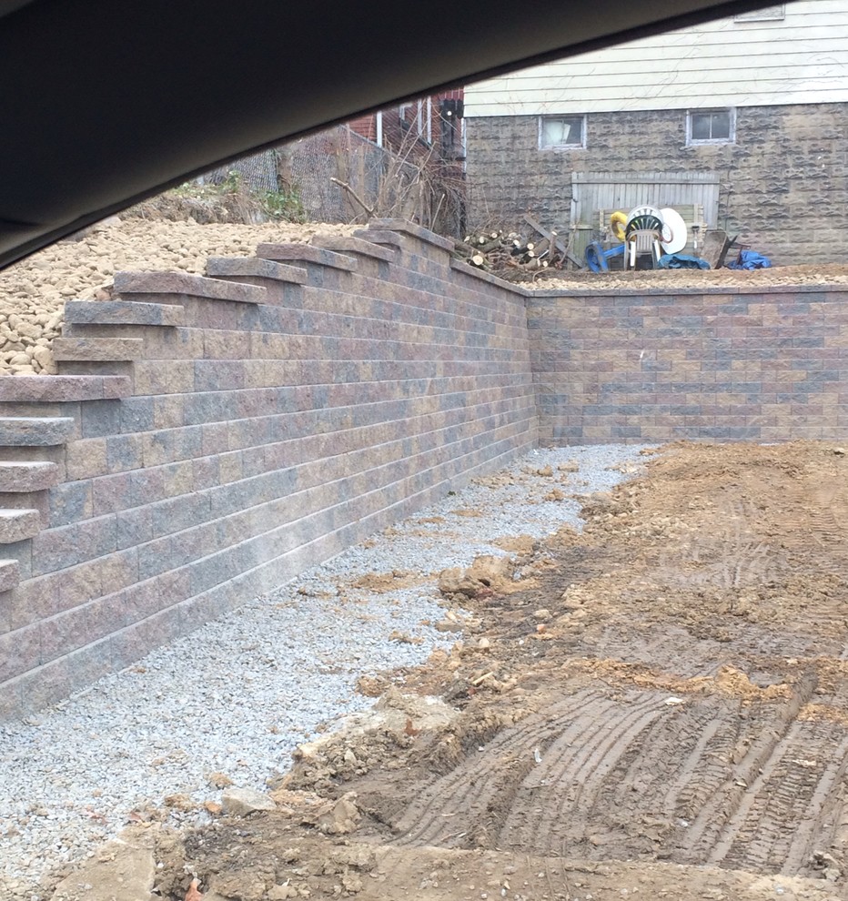 Retaining walls - House Exterior - Other - by Eco-Land Designs, LLC ...