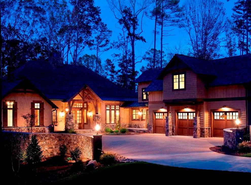 Reynolds Plantation Lake Home - Rustic - Exterior - Atlanta - by ...