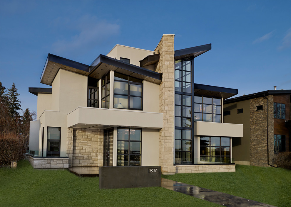Riverview Custom Homes Showhome - Contemporary - Exterior - Calgary ...