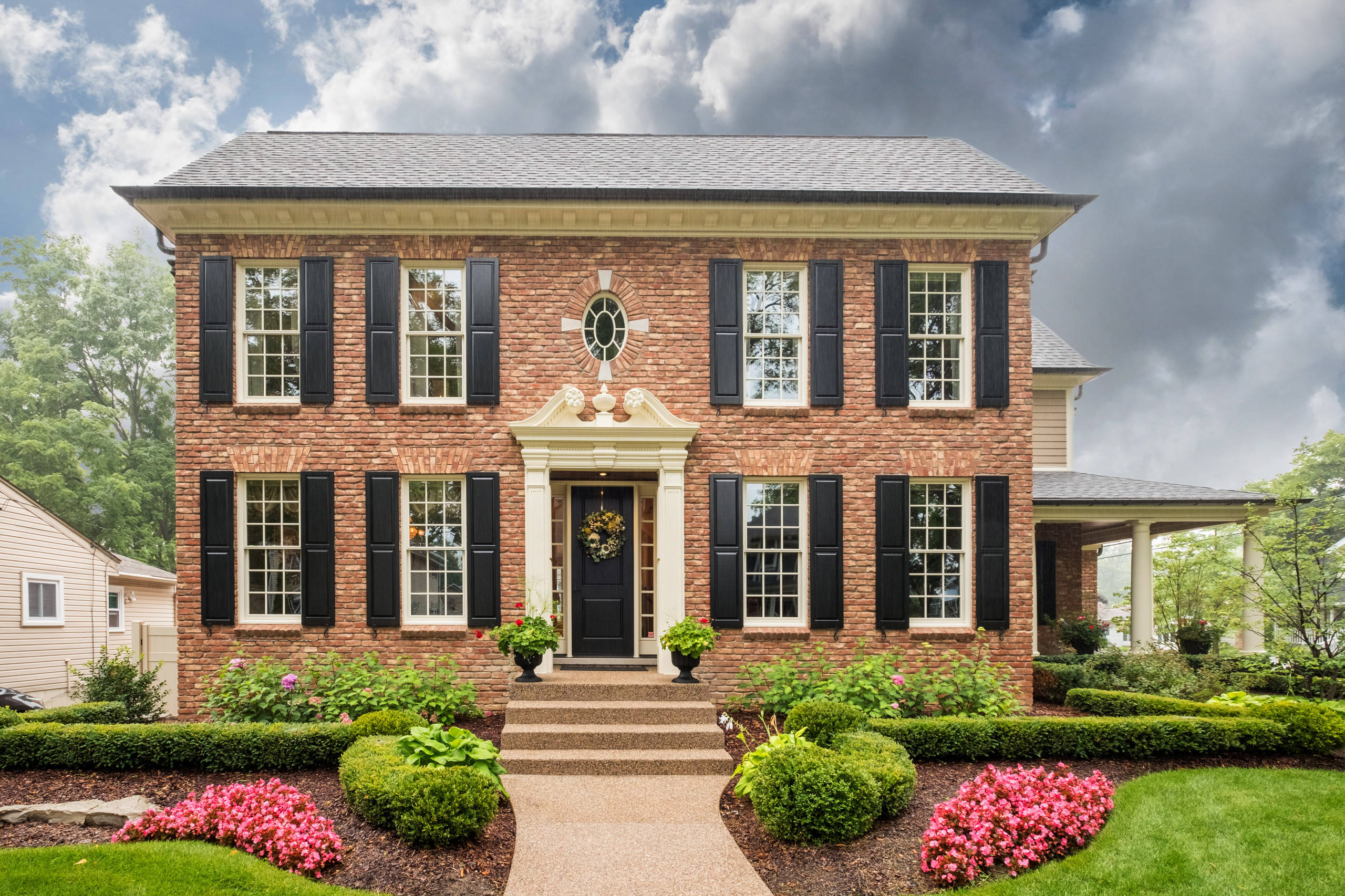 Red Brick Colonial Homes