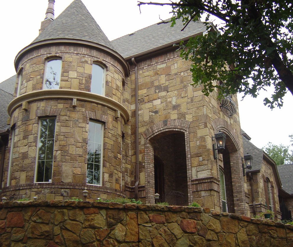 rock turret - Traditional - Exterior - Dallas - by Interior Motives | Houzz