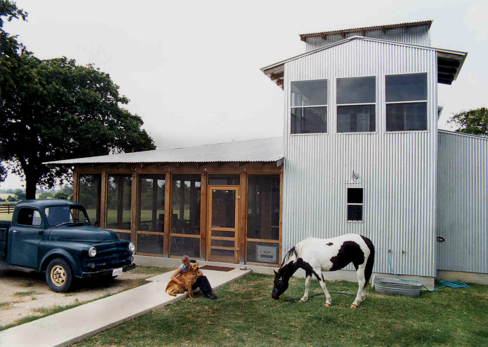 Rocking P Ranch House - Industrial - Exterior - Austin - by Ignacio ...
