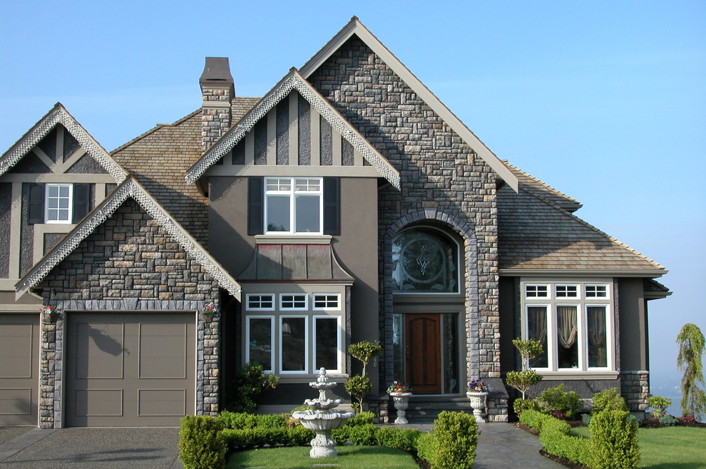 Rocky Mountain Traditional Stone - Traditional - Exterior - Vancouver ...