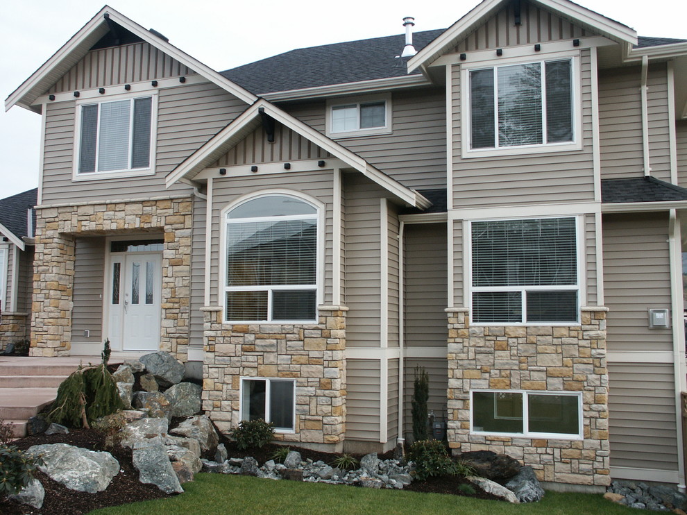 Rocky Mountain Traditional Stone - Traditional - Exterior - Vancouver ...