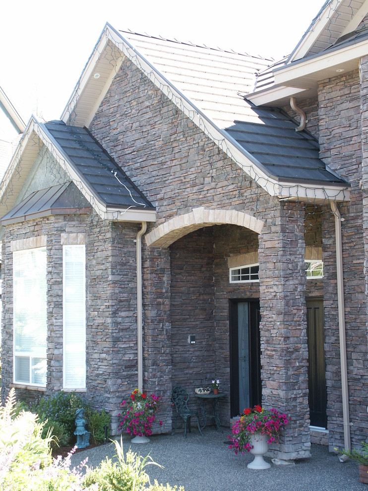 Rocky Mountain Traditional Stone - Traditional - Exterior - Vancouver ...