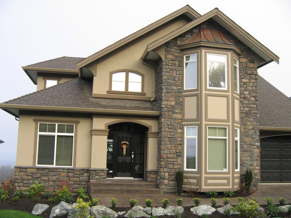 Rocky Mountain Traditional Stone - Traditional - Exterior - Vancouver ...