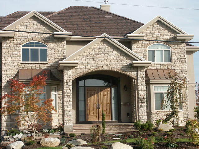 Rocky Mountain Traditional Stone - Traditional - House Exterior ...