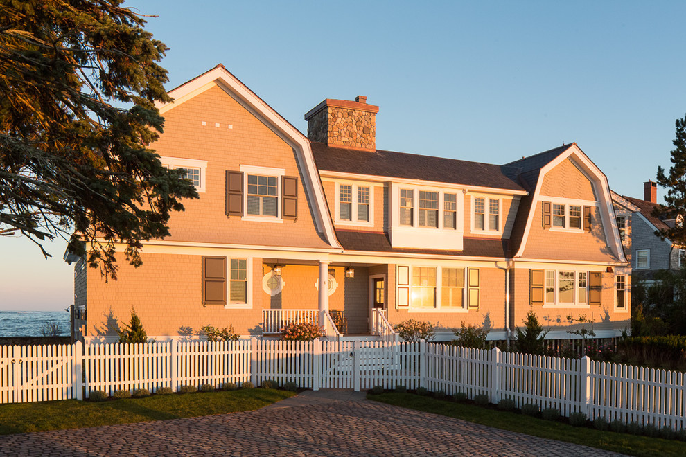 Rocky Point Teardown - Beach Style - Exterior - Portland Maine - by ...