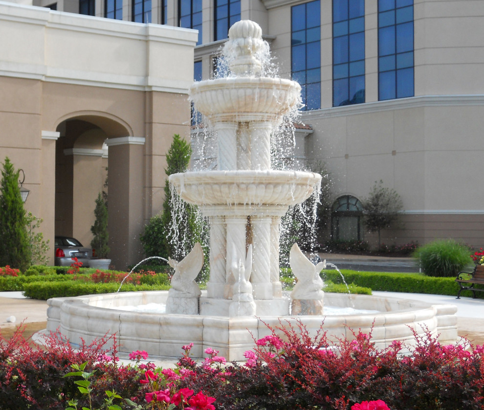 Roman Column Fountain - Traditional - Exterior - Indianapolis - by ...