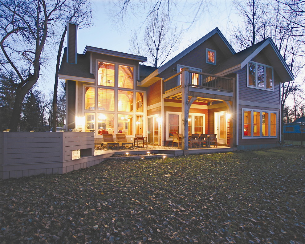 Rosenvold timber frame - Contemporary - House Exterior - Minneapolis ...