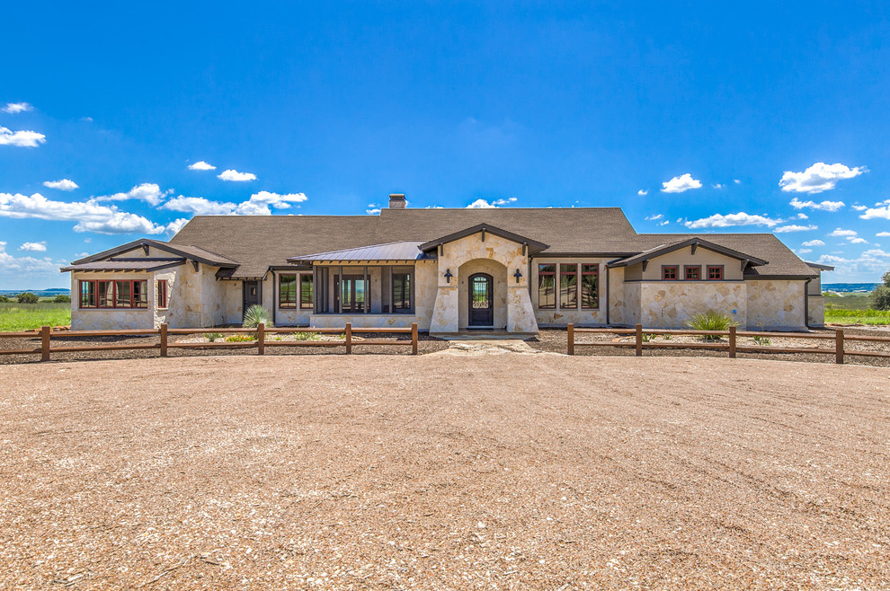 Rough Creek Ranch House - Rustic - Exterior - Dallas - by Steve Bumpas ...