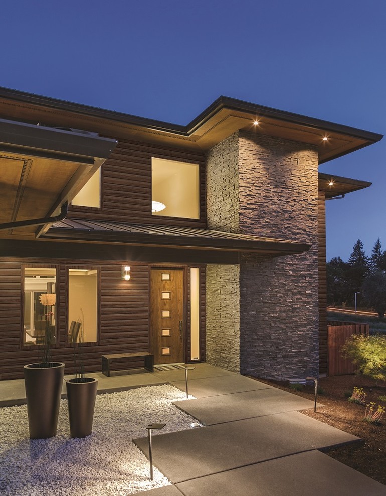 Royal® AlumiPro Cedar Renditions™ in Charwood - Exterior - by Westlake ...