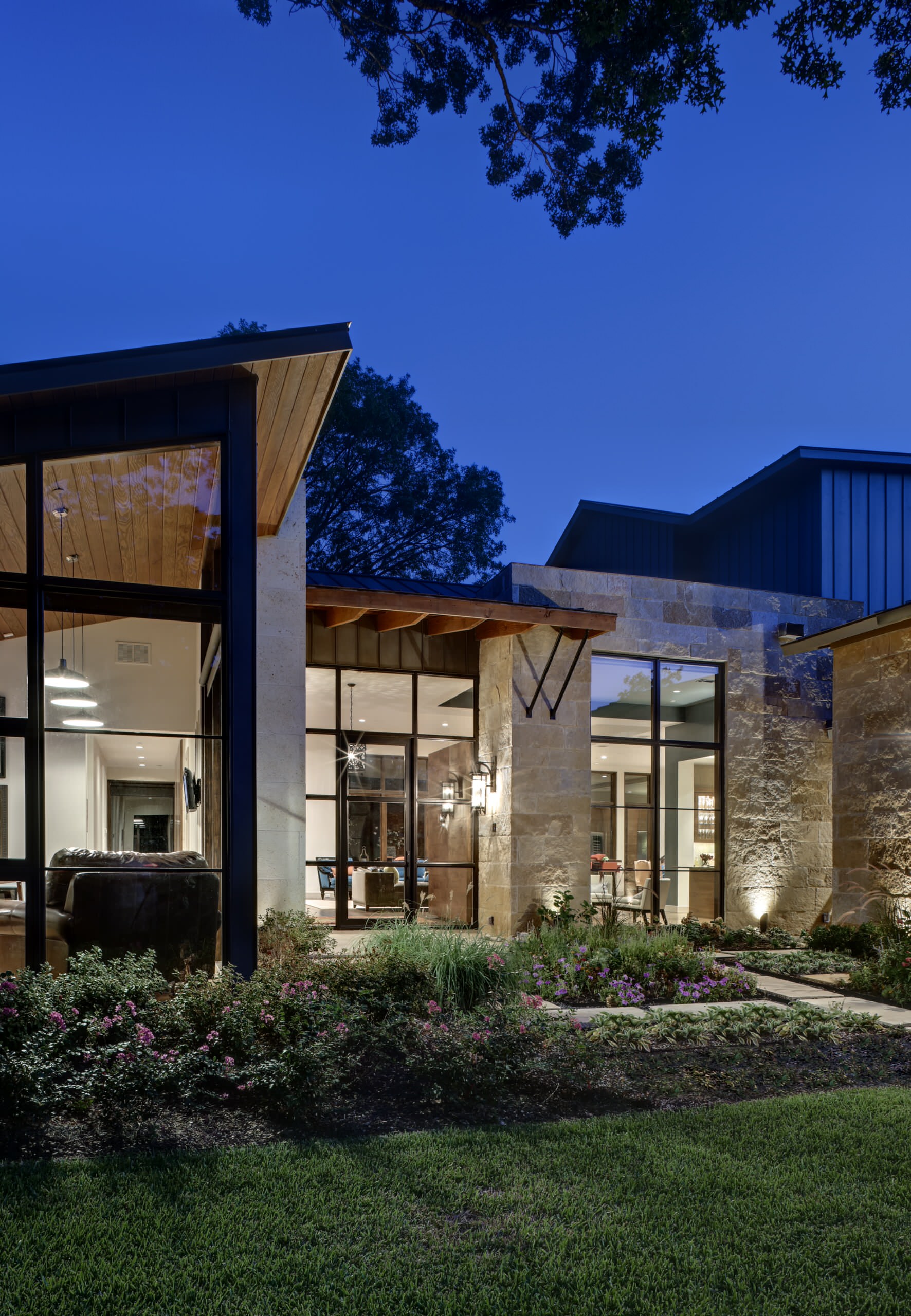 Smooth Limestone Building