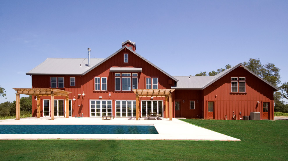 Russian River Barn Home - Farmhouse - Exterior - San Francisco - by ...