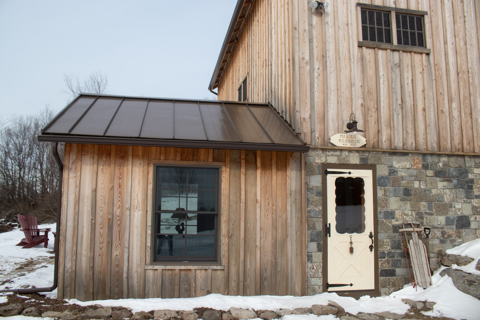 Rustic Barn Home - Rustic - Exterior - New York - by Dimon Construction ...