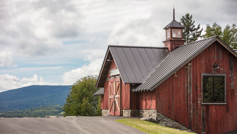Rustic Barn Workshop - Rustic - Exterior - Other - by Kirley Architects ...