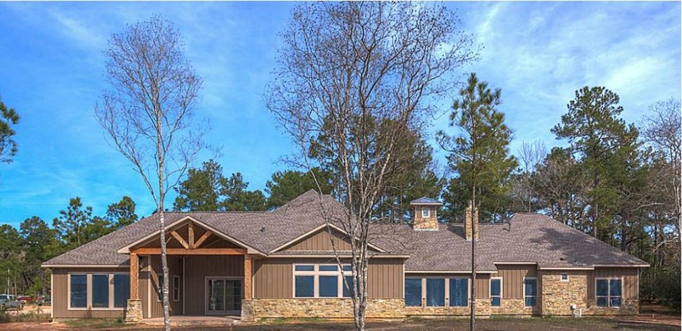 Rustic Cabin Contemporary - Rustic - Exterior - Houston - by Built ...