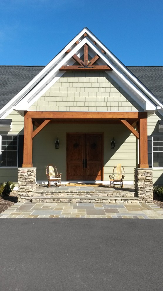 Rustic Country Lodge - Rustic - Exterior - DC Metro - by Warner Custom ...