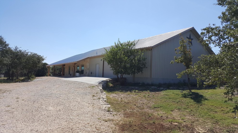 Rustic Designed Barndo - Traditional - Exterior - Austin - by ...