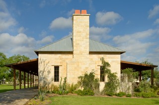 Rustic Hacienda Style Texas Ranch - American Southwest - House Exterior ...