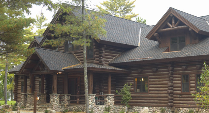 Rustic Lodge - House Exterior - Milwaukee - by Brass Light Gallery ...