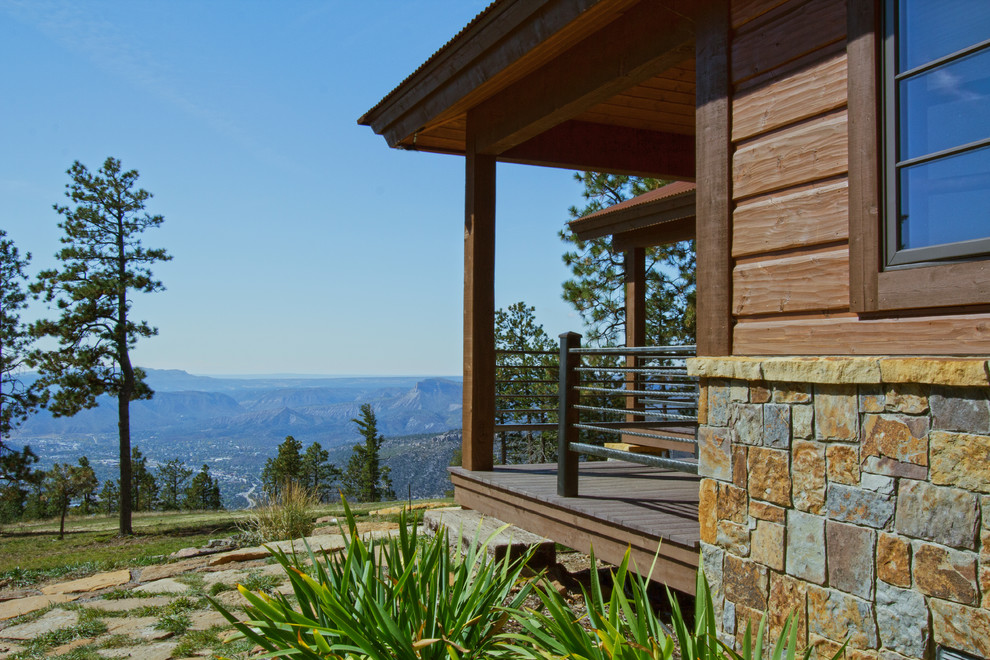 Rustic Mountain Guest Home - Rustic - Exterior - Denver - by Steve ...