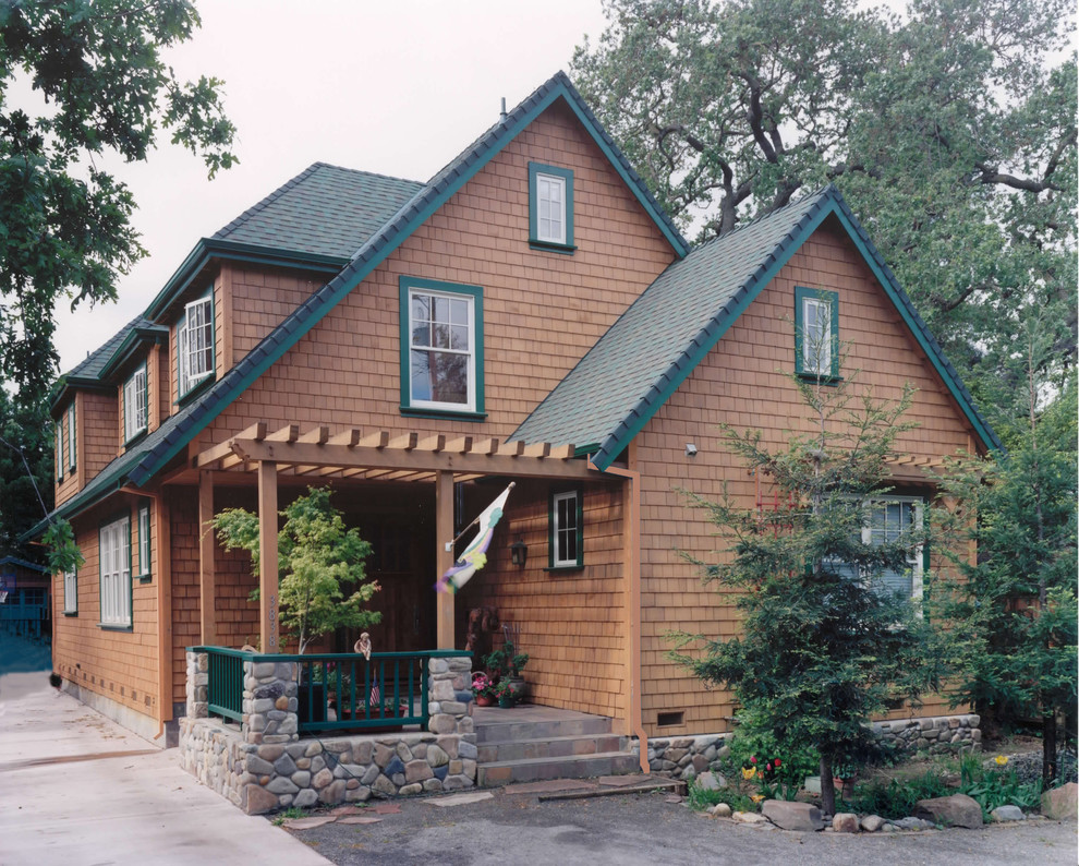 Rustic Two-Story - Rustic - Exterior - San Francisco - by De Mattei ...