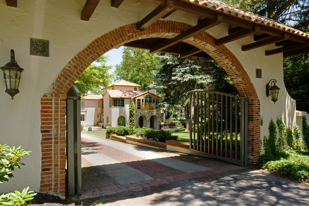 Ruxton-entry gate - Mediterranean - Exterior - Baltimore - by HBF plus ...