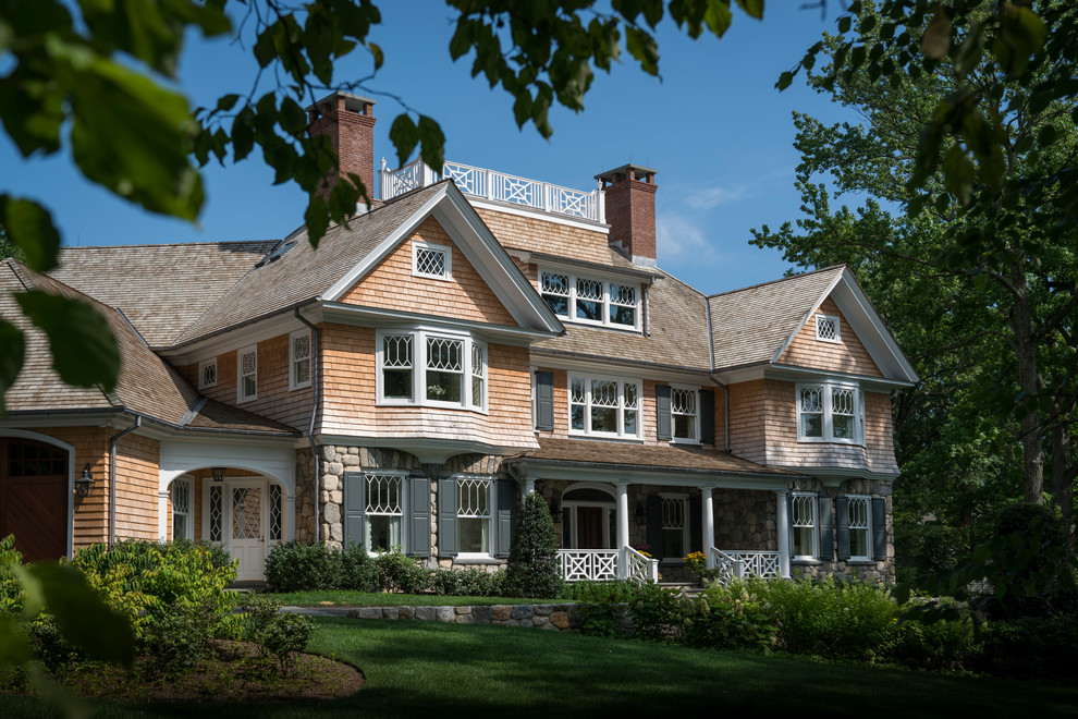 Rye Beach Shingle - Beach Style - Exterior - New York - by VanderHorn ...